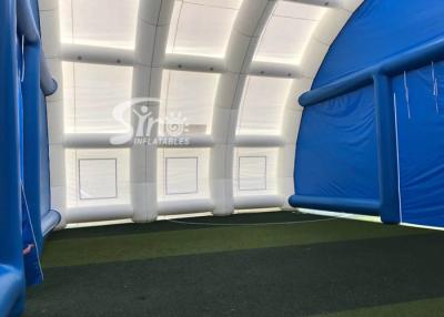 China barraca inflável hermética azul branca do banquete de casamento de 15m x de 15m N grande com melhor material da fábrica inflável de China à venda