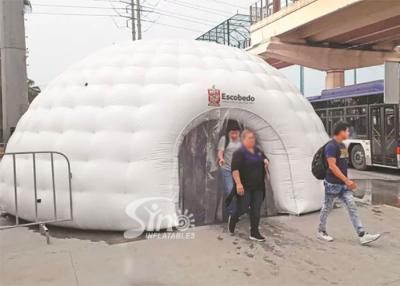 China Mobiele Slag die - omhoog Tunnel van de de Desinfectietent van de Iglokoepel de Opblaasbare voor de Noodsituatie van Covid zuiveren -19 Openlucht Te koop