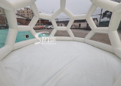Cina tenda di campeggio gonfiabile del chiaro favo portatile di 4m con la struttura ermetica per la famiglia Tours o i campi in vendita