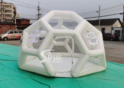 Cina tenda di campeggio gonfiabile del chiaro favo portatile di 4m con la struttura ermetica per la famiglia Tours o i campi in vendita