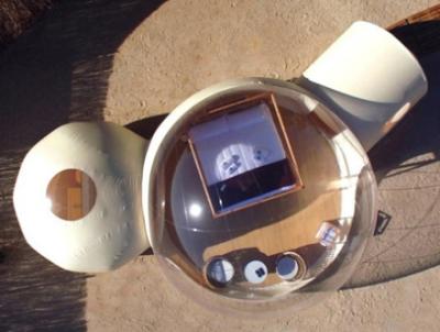 China 5 de meters ontruimen Koepel de Opblaasbare Bel Hotel met de Stille Reeks van Glamping van de Ventilatortoevlucht onderbrengt Te koop