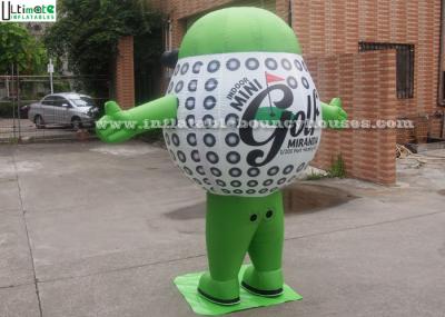 Cina Inflatables di pubblicità sveglio, fumetto commovente della palla da golf gonfiabile in vendita