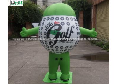 Cina Inflatables di pubblicità sveglio, fumetto commovente della palla da golf gonfiabile in vendita