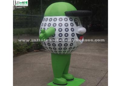 Cina Inflatables di pubblicità sveglio, fumetto commovente della palla da golf gonfiabile in vendita