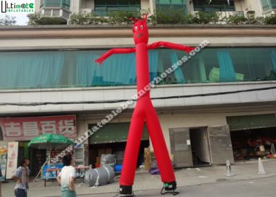 Cina Uomo gonfiabile di dancing di pubblicità all'aperto in rosso, porpora, verde in vendita
