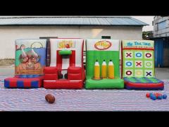 4in1 kids N adults TIC TAC TOE inflatable carnival games for outdoor group building