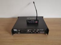 China OEM 60W Speaker Amplifier Black 2U Rack Mount Mixer Amplifier for sale
