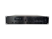 China OEM 60W Speaker Amplifier Black 2U Rack Mount Mixer Amplifier for sale
