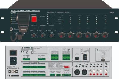Cina Voice Evacuation System 500w 6 Zone Evac Controller Digital Voice Evacuation System in vendita