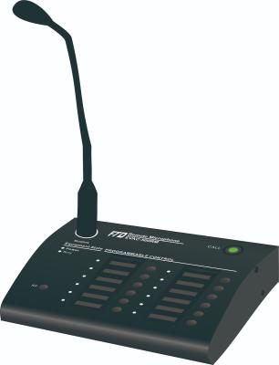 China Alarm System Product 12 Zone Remote Paging Microphone Digital Voice Evacuation System Te koop