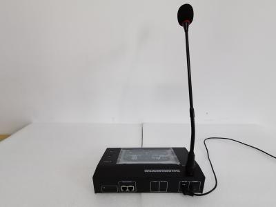 中国 120 Zone Capacity Voice Evacuation Gooseneck Wireless System Touch Screen Remote Paging Microphone 販売のため