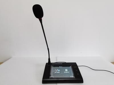 中国 120 Zone Capacity Voice Evacuation Gooseneck Wireless System Touch Screen Remote Paging Microphone 販売のため