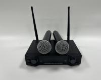 China Handheld Microphone LCDTwo Handheld Mic Conference UHF Wireless Microphone System for sale