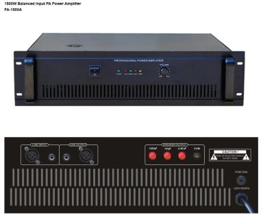 Cina Amplificatore di potenza introdotto equilibrato 20000W professionale dell'amplificatore di potenza 2000W di PA in vendita