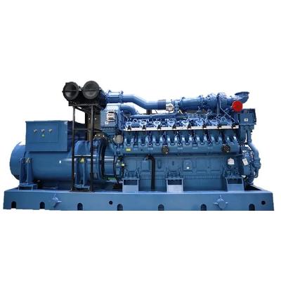 China 1500 kW Yuchai Biogas Generator Natuurgas Industriële Genset Eenheid Te koop