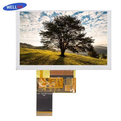 China 5" Betrachtungs-Richtung Uhr des IPS-Auto LCD-Anzeigen-Moduls 12 O zu verkaufen