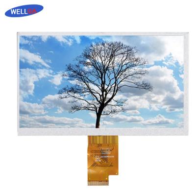 Cina schermo LCD a 7 pollici dei pixel 1024x600 per l'interfaccia normalmente nera dell'automobile LVDS in vendita