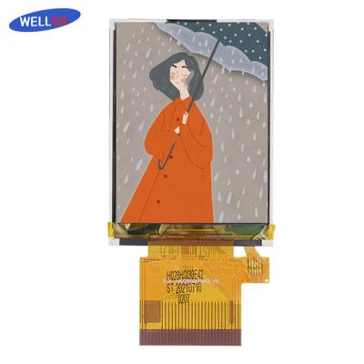 China Normalerweise weiße Anzeige 2,8" TN LCD ST7789 Fahrer IC With 4 LED zu verkaufen
