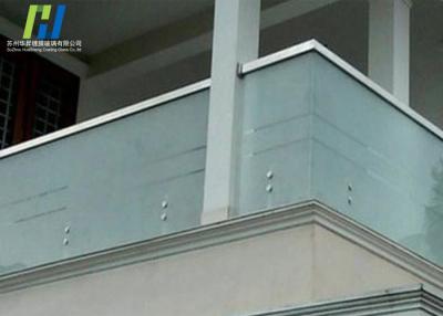 Cina il vetro del balcone del galleggiante di 10mm che recinta lo strato intermedio laminato ha indurito il vetro incorniciato in vendita