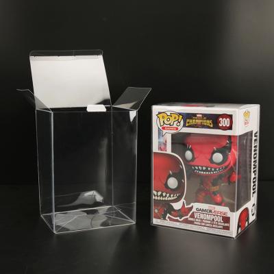 China Wholesale 4 Inch Pop Protector 0.35 0.5mm Custom Clear Case Funko Pop Baili Protector for sale