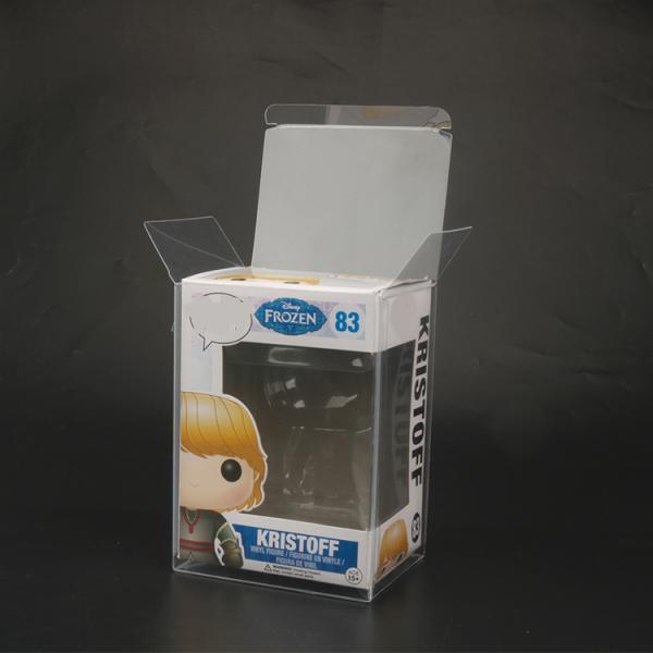 Quality Baili Funko Pop Auto Lock Protector 4" 0.5mm Funko Protector PET Clear Box for sale