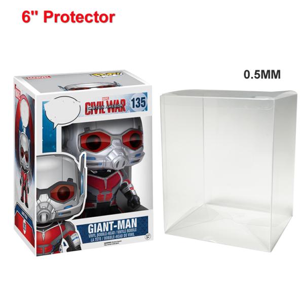 Quality Baili Funko Pop Toys Protector 4" 6" Inch Custom Embossed Logo Pop Protector PET for sale
