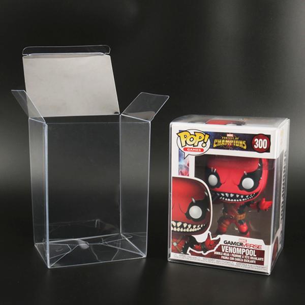 Quality Wholesale 4" 0.5mm Baili Funko Pop Auto Lock Protector Funko Protector PET Clear for sale