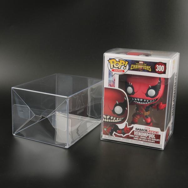 Quality Wholesale 4" 0.5mm Baili Funko Pop Auto Lock Protector Funko Protector PET Clear for sale