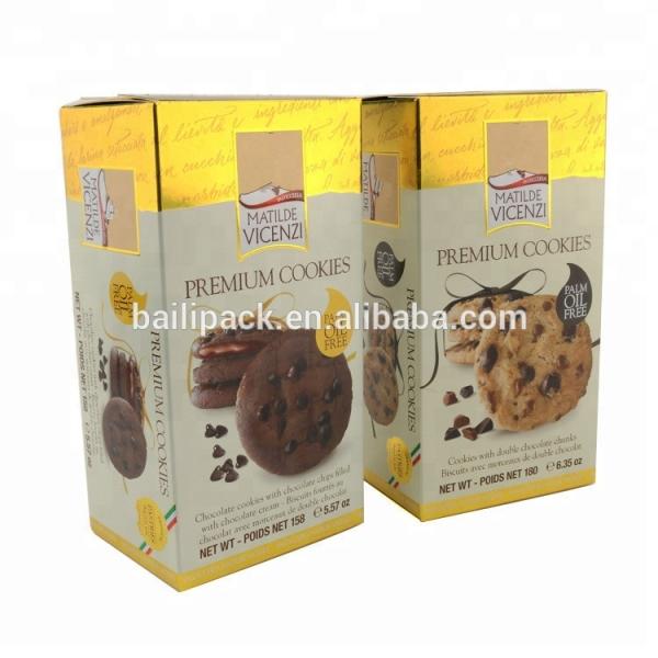 Quality Eco-friendly Food Packaging Custom Materials Cookie Foiled Paper Gift Product for sale