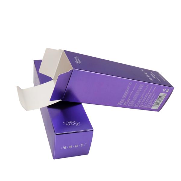 Quality Custom Printed Eye Cream Lip Care Paper Box Skin Care Packaging Box Eco Friendly for sale