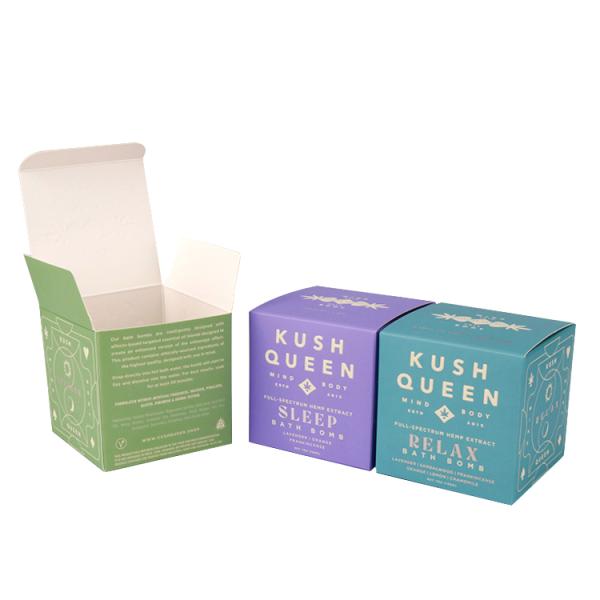 Quality Custom Full Color Candle Box Packaging Personal Care Paper Card Box Recyclable for sale