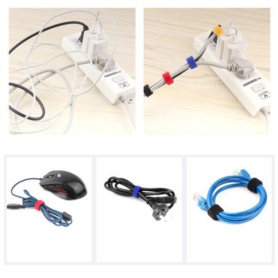 Cina Cinghie riutilizzabili multicolori degli accessori del cavo elettrico dei legami 150mm della gestione del cavo in vendita