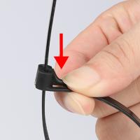 China Releasable Quick Release Cable Ties Colorful Reusable 5*200MM for sale