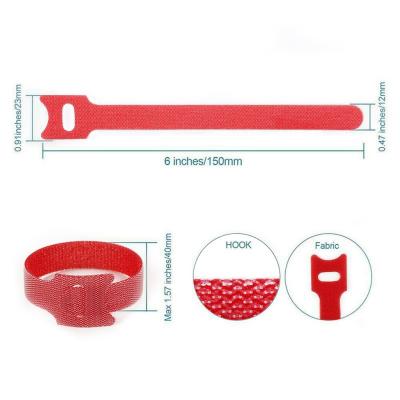 Cina fascette ferma-cavo riutilizzabili di nylon Eco rilasciabile di 1.2cm*15cm amichevole in vendita
