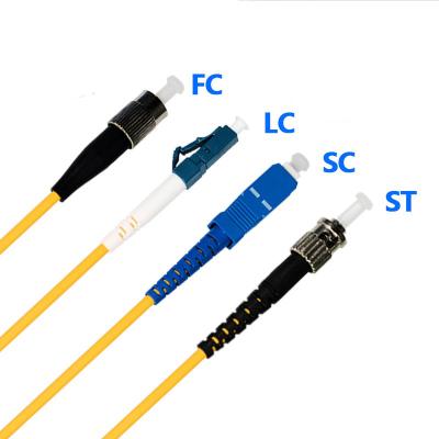 Cina St al cavo di toppa semplice della fibra ottica della st LC modo del saltatore MP di LC 3mm 2mm al singolo in vendita