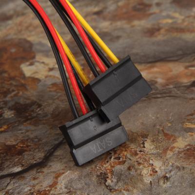 Cina 15.5cm 4 Pin di Pin Cable Wire Harness IDE Male To Dual SATA 15 in vendita