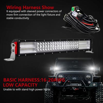 Cina Cablaggio automobilistico fuori strada del cablaggio 300W LED della barra luminosa del camion IP68 LED in vendita