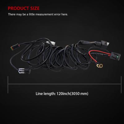 Cina Cablaggio automobilistico fuori strada del cablaggio 300W LED della barra luminosa del camion IP68 LED in vendita