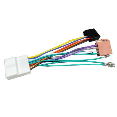 Cina Connettori stereo del cavo dell'automobile di iso per Nissan Murano Micra Tiida Juke F15 Navara D40 in vendita