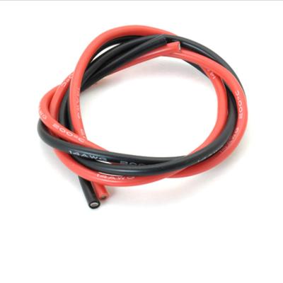Cina di rame elettrico flessibile ad alta temperatura del cavo 300V del silicone di 14awg 22awg in scatola in vendita