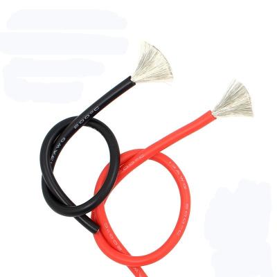 Cina Cavo ad alta temperatura 18AWG 2.3mm neri rossi OD del silicone di ELETECK in vendita