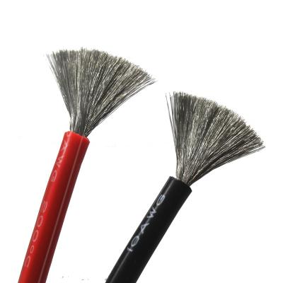 Cina Cavo ad alta temperatura 18AWG 2.3mm neri rossi OD del silicone di ELETECK in vendita
