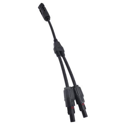 China MC4 tipo fotovoltaico solar 3 enchufe ISO9001 VGA de la rama Y del cable 2 de la manera en venta