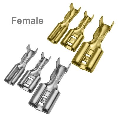 Cina Connettore terminale femminile maschio 2.8mm della vanga della piegatura fredda 4.8mm in vendita