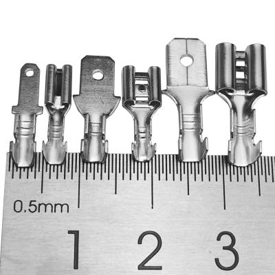 Cina Connettore terminale femminile maschio 2.8mm della vanga della piegatura fredda 4.8mm in vendita