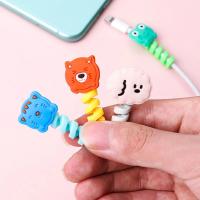China 2.5*4.5cm Silicone USB Cable Protector Earphone Electrical Cable Accessories for sale