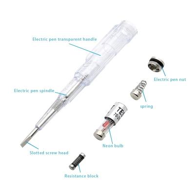 Cina gli accessori elettrici 19cm del cavo elettrico del cacciavite 220V del tester di 14cm impermeabilizzano indotto in vendita