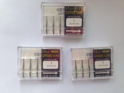 Cina Gli archivi Endodontic dentari di Burs del carburo gli stinchi duri sono fatti di acciaio inossidabile di grado superiore in vendita