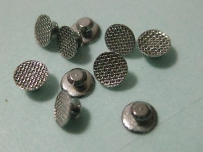 China Dental Orthodontic Lingual Buttons Bondable Stainless Round Base for sale