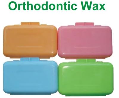 China Colored Dental Orthodontic Wax Rubber For Relieves Irritation for sale